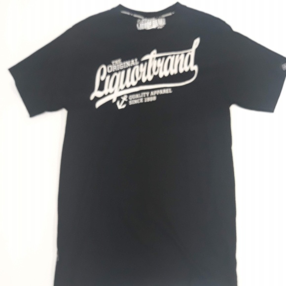 Liquor Brand | Shirts | Liquor Brand Logo Graphic Black Tshirt Size S ...